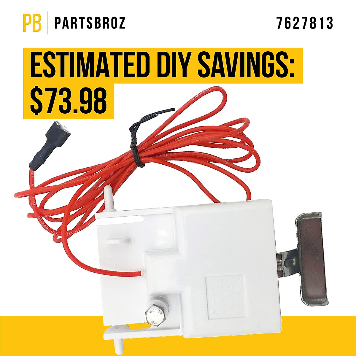 PartsBroz 7627813 Ice Thickness Probe Sensor Control Part - Compatible With Manitowoc Ice Machines - Replaces 76-2781-3 Ultra Durable Replacement