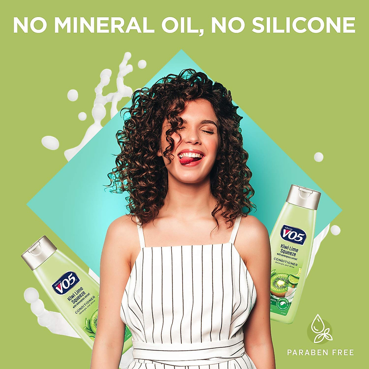 Alberto VO5 Herbal Escapes Kiwi Lime Squeeze Clarifying Conditioner, 12.5 Ounce