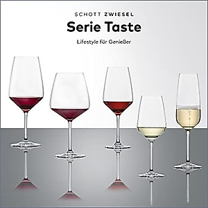 Schott Zwiesel 115670 Wine Glass, Clear, 12.8 fl oz (356 ml), TASTE White Wine, Pack of 6