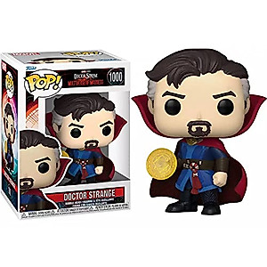 POP Marvel: Doctor Strange Multiverse of Madness - Doctor Strange Funko Vinyl Figure (Bundled with Compatible Box Protector Case), Multicolor, 3.75 inches