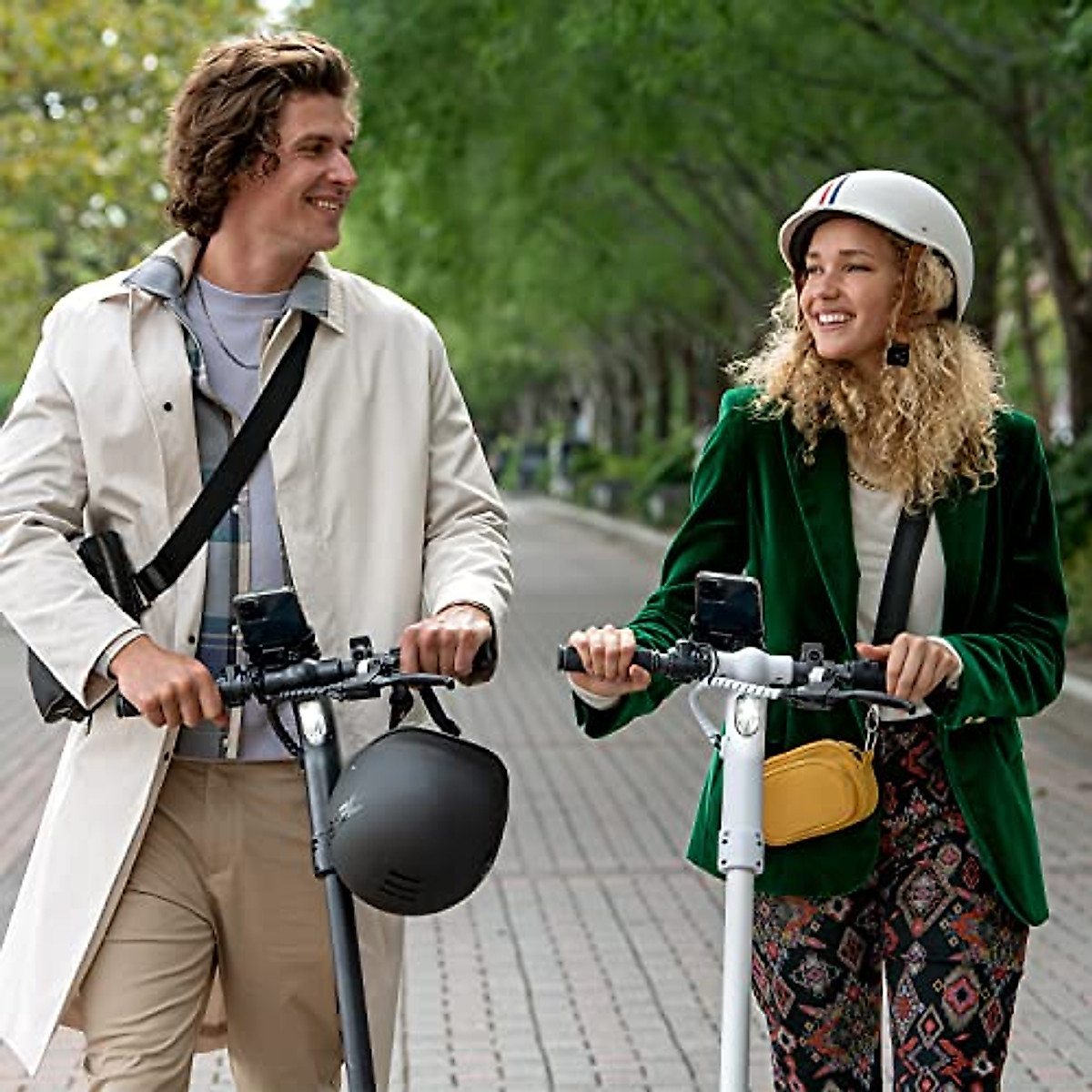 Jetson Eris Adult Electric Scooter - Includes Easy Folding Mechanism, LCD Display, Integrated Phone Holder, Reach Speeds up to 14 MPH, Range of up to 12 Miles, Ages 12+, Black, JERIS-BLK