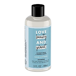 Love Beauty & Planet Coconut Water & Mimosa Flower Shampoo, 3.0 Ounce