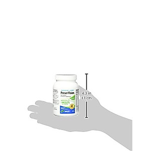 PreserVision AREDS 2 Eye Vitamin & Mineral Supplement, Contains Lutein, Vitamin C, Zeaxanthin, Zinc, Copper & Vitamin E, 100 Softgels (Packaging May Vary)