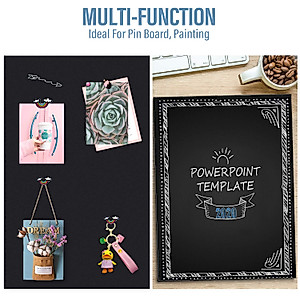 Golden State Art, Pack of 10, 3/16" Thick, 16x20 Black Foam Boards (16x20, Black)