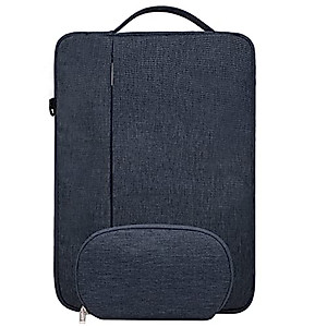 Aucase 13-13.3 Inch Laptop Sleeve with Handle, Water Repellent and Shock Resistant Soft Padded Case with Pocket and Accessories Pouch, Compatible with MacBook Pro Air 13, Surface Laptop 13, Chromebook