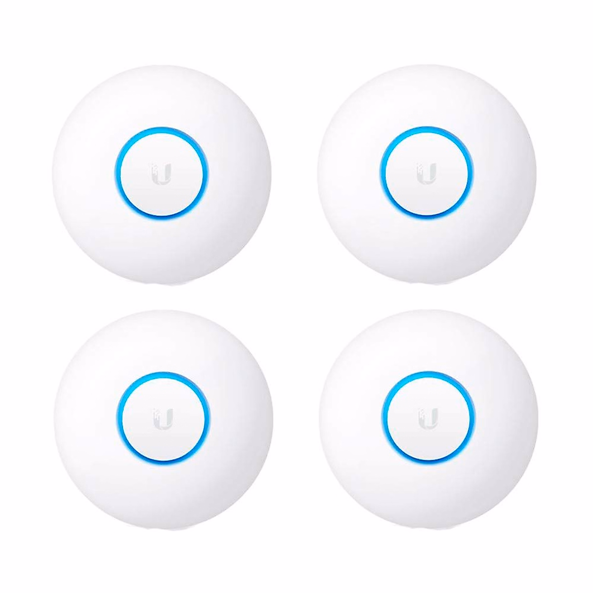 UniFi nanoHD UAP-nanoHD-US Compact Dual Band Wave2 Enterprise Wi-Fi 4x4 MIMO 1730 Mbps (4-Pack)