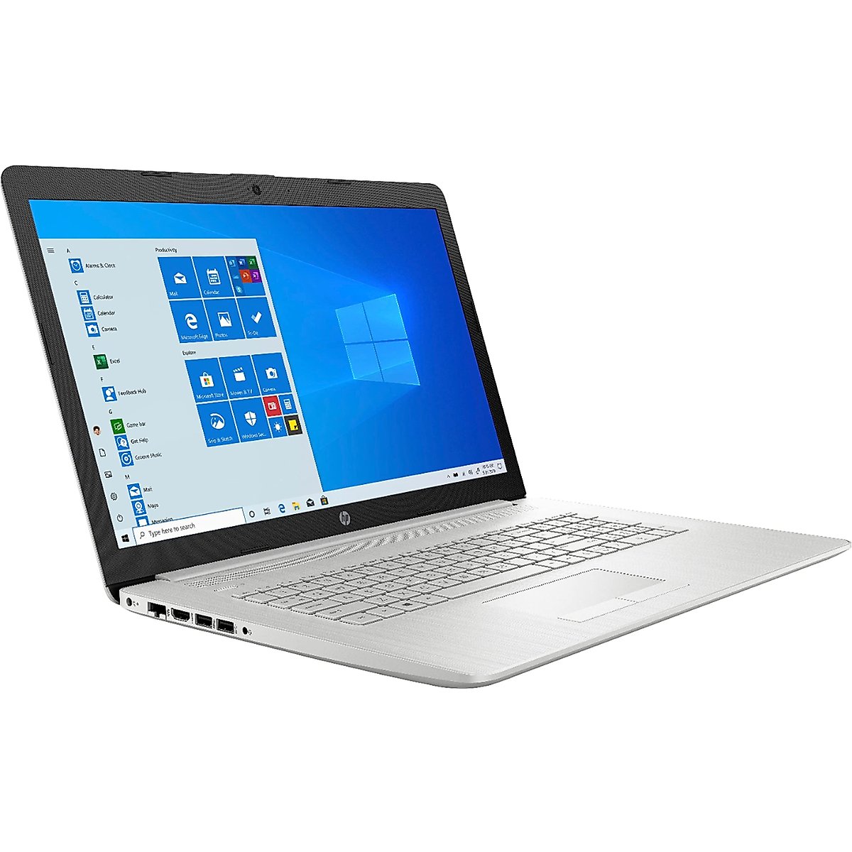 HP 2023 17.3" FHD IPS Display Laptop 11th Gen Intel 4-Core i5-1135G7 Intel Iris Xe Graphics 16GB RAM DDR4 256GB M.2 NVMe SSD HDMI RJ45 WiFi AC BT Card Reader Windows 10 Pro w/RE Accessories