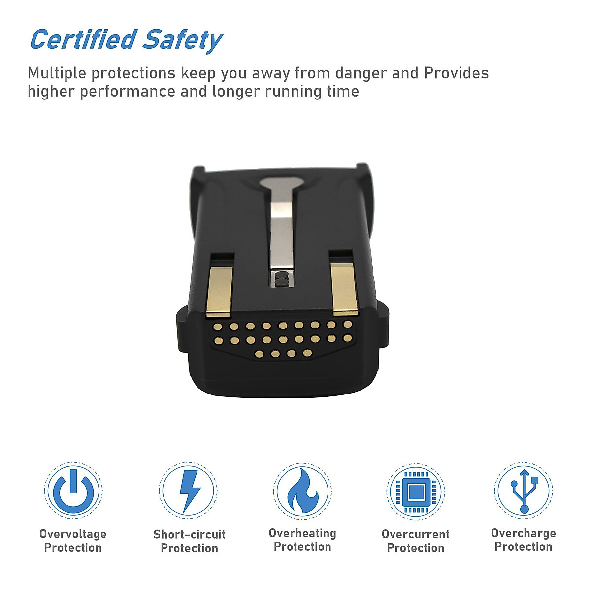 TAKOCI Replacement Battery for Symbol MC9000 MC909X-K MC909 Series,fits BRTY-MC90SAB00-01 21-65587-01,3400mAh