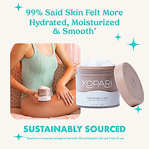 Kopari Organic Tahitian Vanilla Coconut Melt, Multi Purpose Moisturizer, 100% Unrefined Coconut Oil, Body, Hair and Face, Clean & All Natural, 5 oz