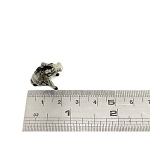 SSJSHOP Wild Boar Baby Pig Micro Tiny Dollhouse Figurines Ceramic Hand Painted Animals Collectible Small Gift Home Garden Decor (Wild Boar)