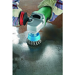 Bosch 2609256503 75 mm M14 Wire Cup Brush Knotted Wire (Brass-coated)