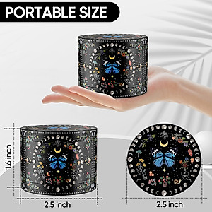 Spice Grinder 2.5 Inch Grinder, Boho Butterfly Grinder (Black, 2.5”)