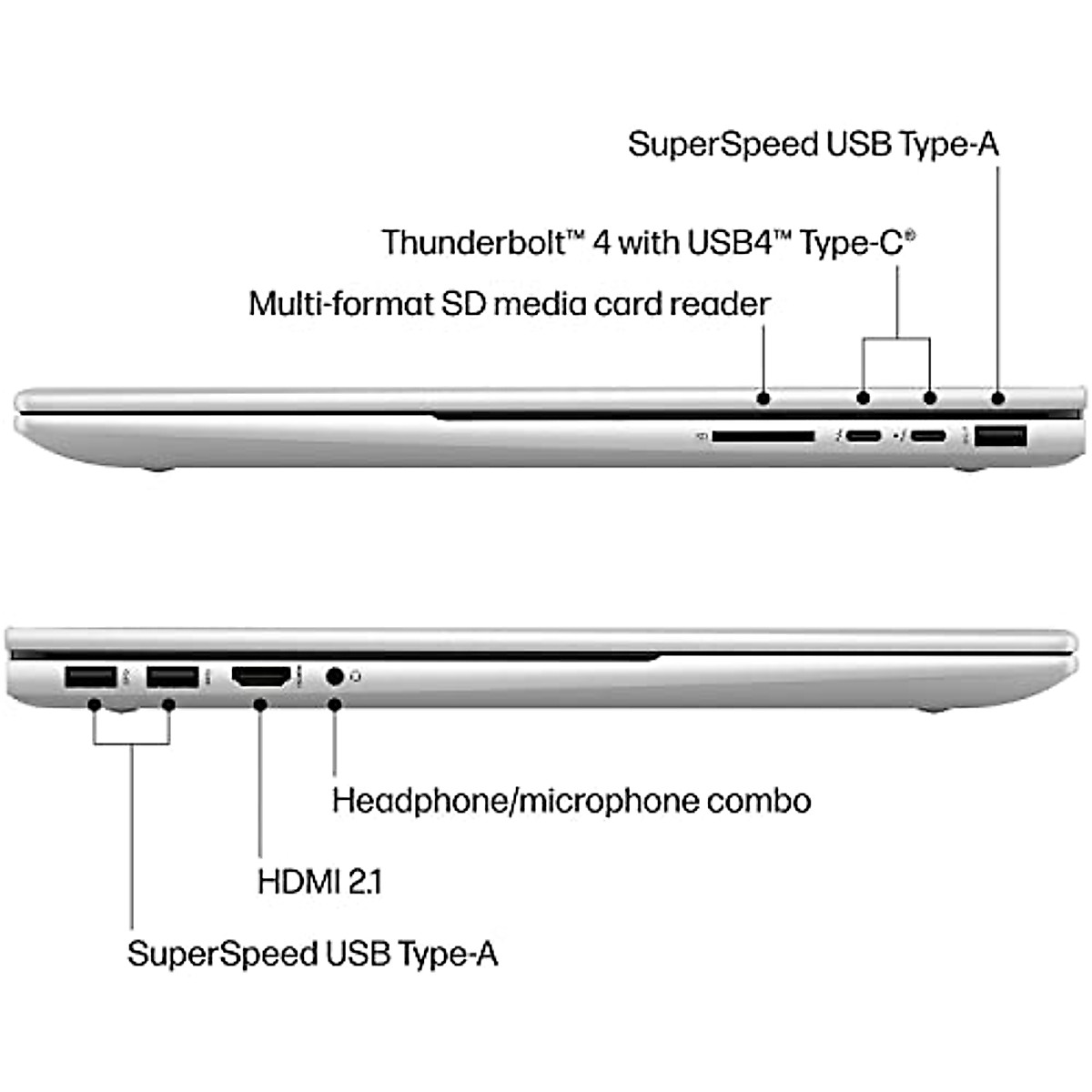 HP Envy Laptop, 17.3" FHD IPS Touchscreen, 12th Gen Intel Core i7-1260P, 64GB RAM, 2TB PCIe SSD, IR Camera, Backlit Keyboard, Wi-Fi 6, Windows 11 Home, Silver