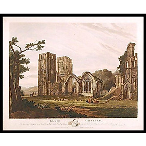 Elgin Cathedral. This View is by Permission most humbly dedicated to the Earl of Moray, by his Lordship's, obliged & obedient Servant Willm. Wilson