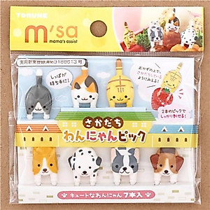 dog cat food picks forks for Bento Box Lunch Box by Torune