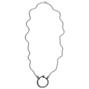 Alchemy of England Sophia Serpent Necklace Silver