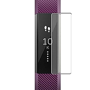 Puccy 4 Pack Screen Protector Film, compatible with Fitbit Alta/Fitbit Alta HR TPU Guard （ Not Tempered Glass Protectors ）