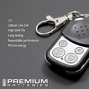 Premium CR2032 Battery Lithium 3V Coin Cell - Japanese Engineered High Capacity Batteries 24 Pack