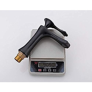 Kitchen Taps Vintage Black Bathroom Basin Faucet Copper Material Single Handle Bath Tap Spray Paint Cold and Hot Water Mixer