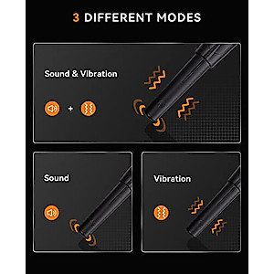 SUNPOW Metal Detector Pinpointer IP68 Waterproof Handheld Pin Pointer Wand with Belt Holster Treasure Hunting Tool Accessories, Buzzer Vibration Sound (Three Mode)