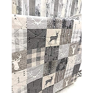 Baby Chevron, Baby Bedding, Hunting, Antlers, Woodlands, Buck, Crib Bedding, Nursery Room, Babylooms