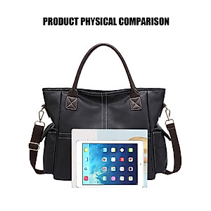 Tote Shoulder Bag for Women Large Purse and Handbag Soft Top Handle Bag Travel Bag