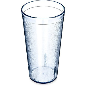 CFS Stackable Plastic Tumbler Cup for Restaurants and Cafeterias, 20 Ounce, Blue