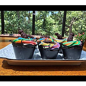 black Dinosaur Laser cut Cupcake Wrapper Cup Cake Baking Muffin 60pcs