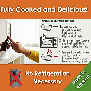 Miss Olive's Lentil & Beef with Vegetables in a Hearty Sauce, Shelf Stable, Lower Sodium Ready Meal (Pack of 6)