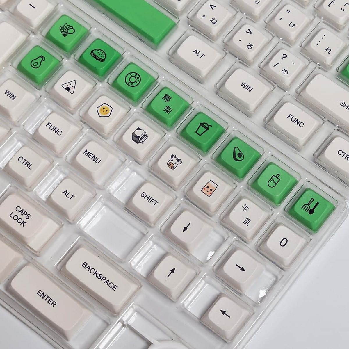 ZMX Custom Keycaps Set,PBT Dye Sublimation XDA Profile 137 Keys Full Size Keycap for Cherry Gateron MX Switch Mechanical Gaming Keyboard Accessory DIY Cute Keycap for Gift