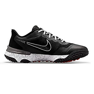 Nike Alpha Huarache Elite 3 Baseball Turf Shoes Black | White Size 9