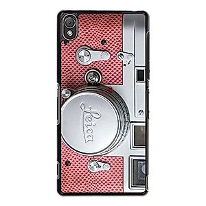 Camera Pink Camera Print Phone Case Kawaii Fashion Digital Technology Cover for Sony Xperia Z3