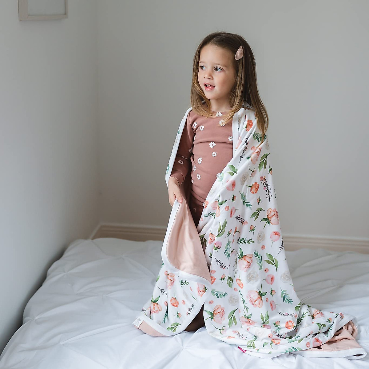 Pobi Baby Premium Baby Blanket, Soft Stretchy Quilt for Babies, Toddlers, Kids (Allure)