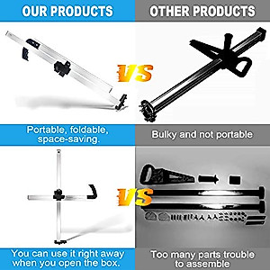 Zozen Drywall Cutting Tool, Foldable Drywall Cutter- Easy Ripper Safe Drywall Cutting Tool | Drywall Cutout Tool, Drywall Cutter Tool with 10pcs Spare Blade.