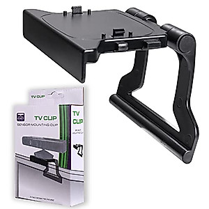 JINHEZO JINHEZO-CS-370 for Xbox 360 Kinect Sensor Mounting Clip TV Mounting Clip Black 1Pcs