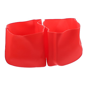 HOMSFOU 3 Sets Saucepan Silicone Lining Red Rice Cooker Silicone Cooking Utensils Silicone Cookware Kitchen Slow Cooker Divider Slow Cooker Pot Liner Multifunction Dividing Line