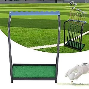 Golf Putter Stand, Heavy Duty Golf Club Organizer Rack, 9 Putters Organizer Holder, Golf Club Organizers, Golf Club Display Golf Putter Rack (US Stock)