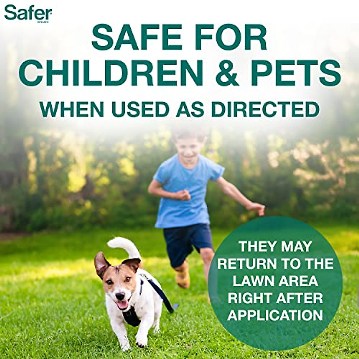 Safer Brand 9335SR Lawn Restore Natural Lawn Fertilizer - Non-Burning Fertilizer - 9-0-2 NPK - Covers up to 5,000 Sq Ft