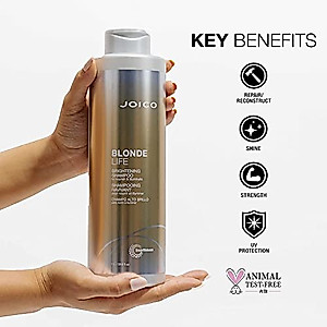 Joico Blonde Life Brightening Shampoo and Conditioner Set, 33.8 Fl Oz (Pack of 2)