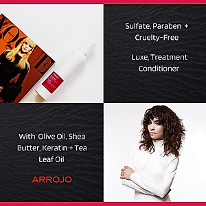 ARROJO Whipped Treatment Hair Color Conditioner – Deep Hair Conditioner for Color Treated Hair Preserves Shine and Luster - Long Lasting, Color-Saving Deep Conditioner for Colored Hair (7.5 oz)