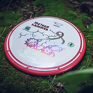 Yikun Disc Golf Putter Disk 170-175g Disk Golf Stuff for Outdoor Games All Professional Disc Golf Play Disc Golf Equipment (Red)