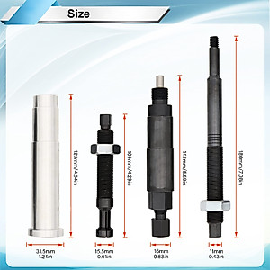 LEIMO KPARTS 65700 Broken Spark Plug Remover Kit,Spark Plug Extractor Tool Compatible with Ford 3V Engine.