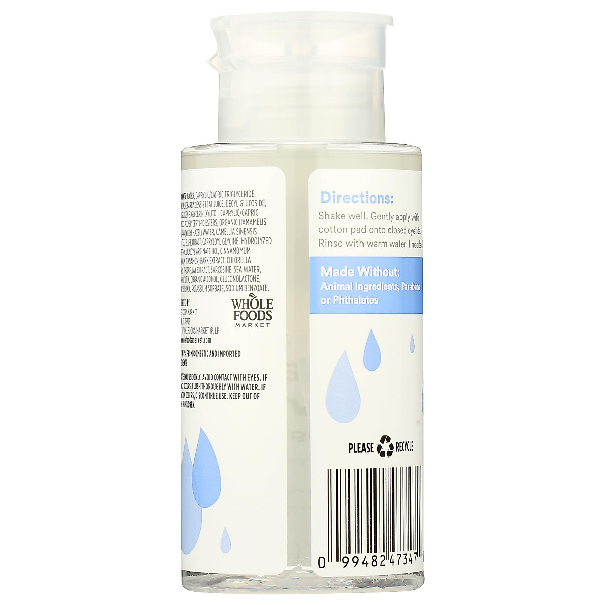 365 by Whole Foods Market, Eye Makeup Remover Waterproof, 8.45 Fl Oz