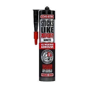 EVO-STIK 30614238 Sticks Like Turbo-White, 290ml