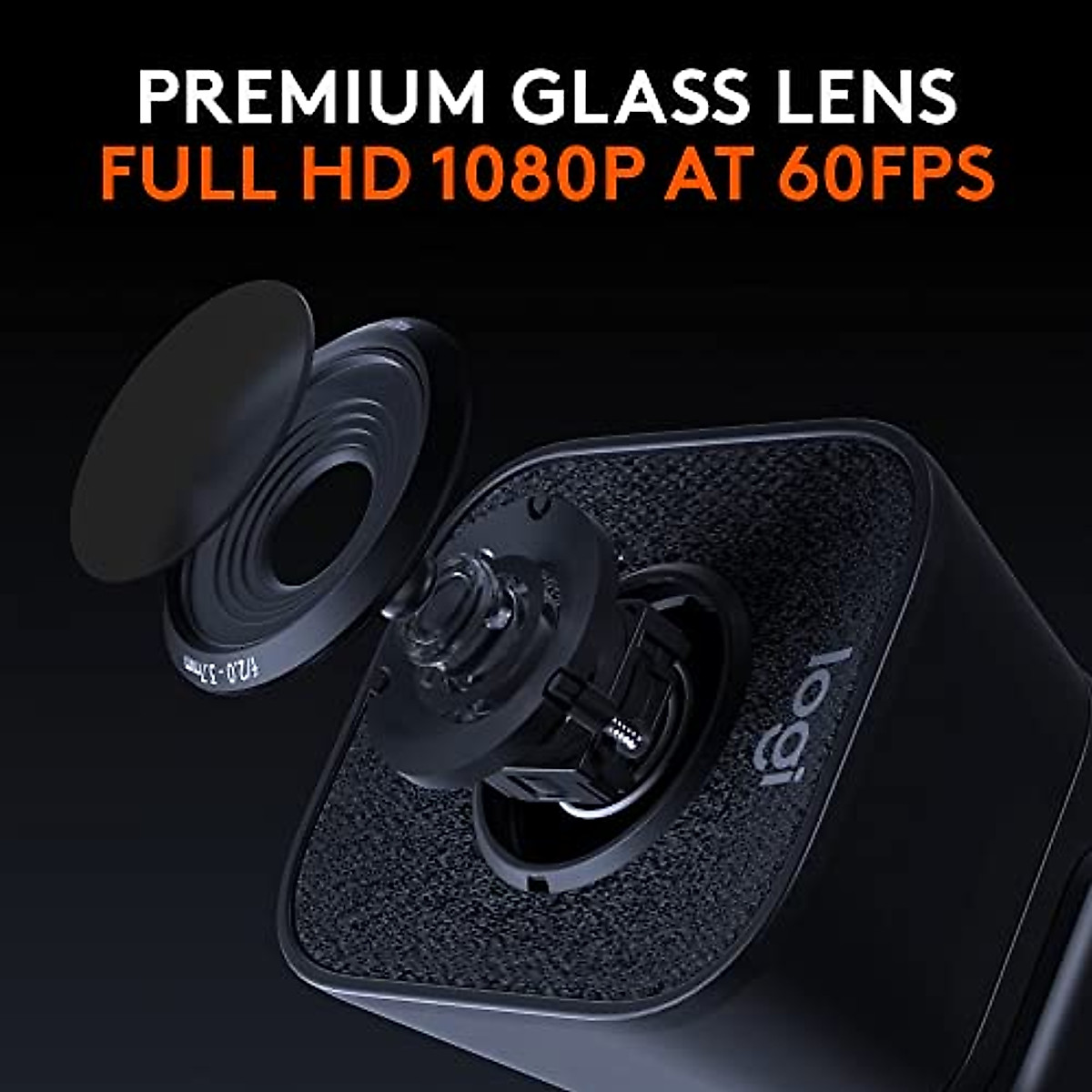 Logitech for Creators Litra Glow Plus StreamCam Bundle with Litra Glow Premium LED Streaming Light with TrueSoft, StreamCam Premium HD Webcam, Full HD 1080p 60 fps, Desktop Tripod Stand — Graphite