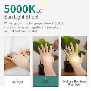 NEXTORCH Professtional Medical LED Penlight Flashlight with a Clip Small Torch for Nursing Students Doctors AAA Battery K3S