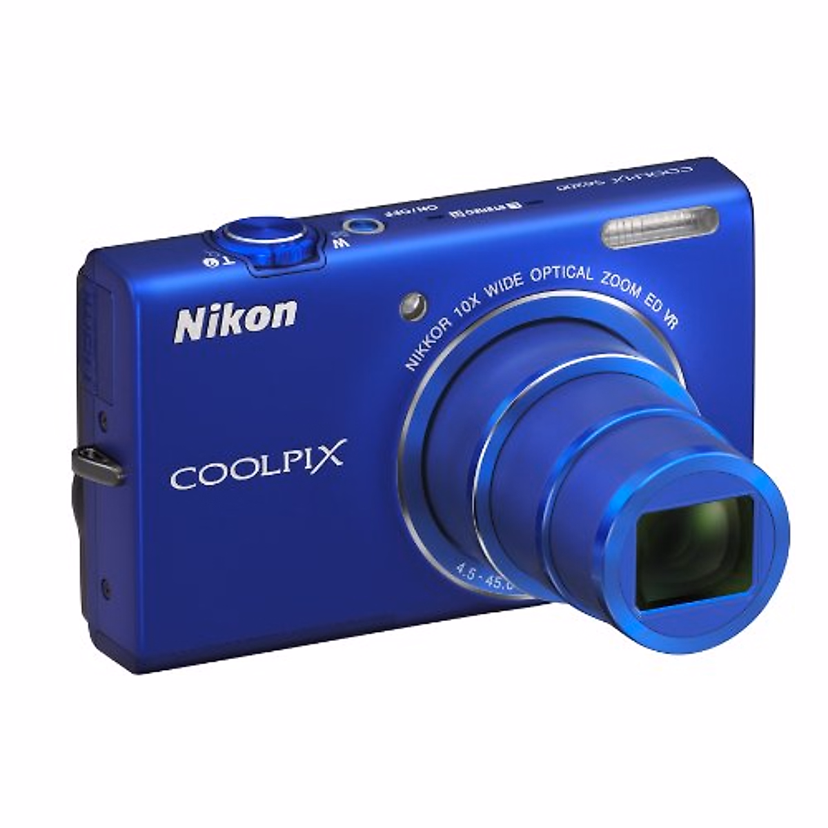 Nikon COOLPIX S6200 16 MP Digital Camera with 10x Optical Zoom NIKKOR ED Glass Lens and HD 720p Video (Blue)