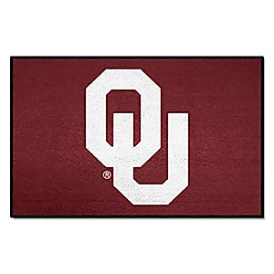 FANMATS 2394 Oklahoma Sooners Starter Mat Accent Rug - 19in. x 30in. | Sports Fan Home Decor Rug and Tailgating Mat