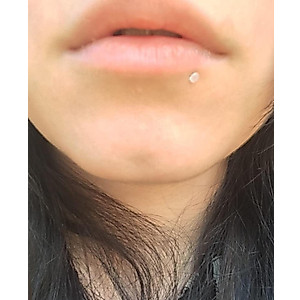 Longita 20g 18g Clear Nose Studs Clear Nose Rings for Work Plastic Nose Rings for Surgery Clear Earrings Plastic Earrings 16g Clear Cartilage Earrings