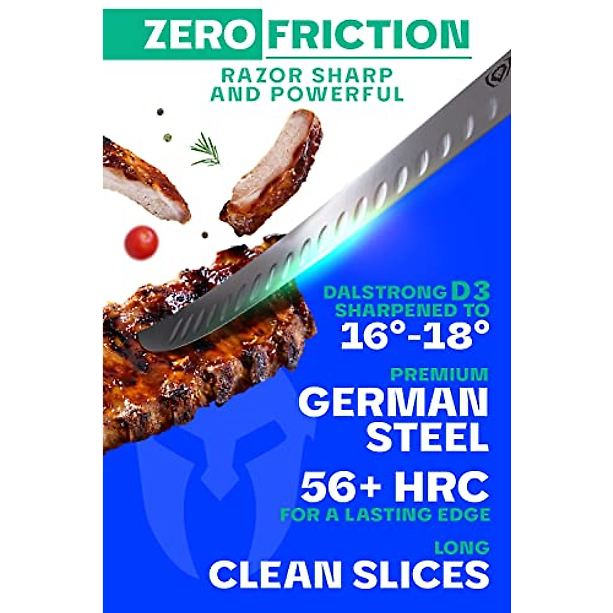 Dalstrong Butcher Knife - 10 inch - Gladiator Series Elite - Cimitar Breaking Knife - Forged High-Carbon German Steel - Razor Sharp Meat Kitchen Knife - Sheath Included - NSF Certified